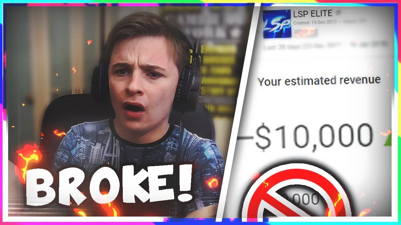 I'M BROKE! YouTube DEMONETIZING SMALL CHANNELS *INSANE* - YouTube
