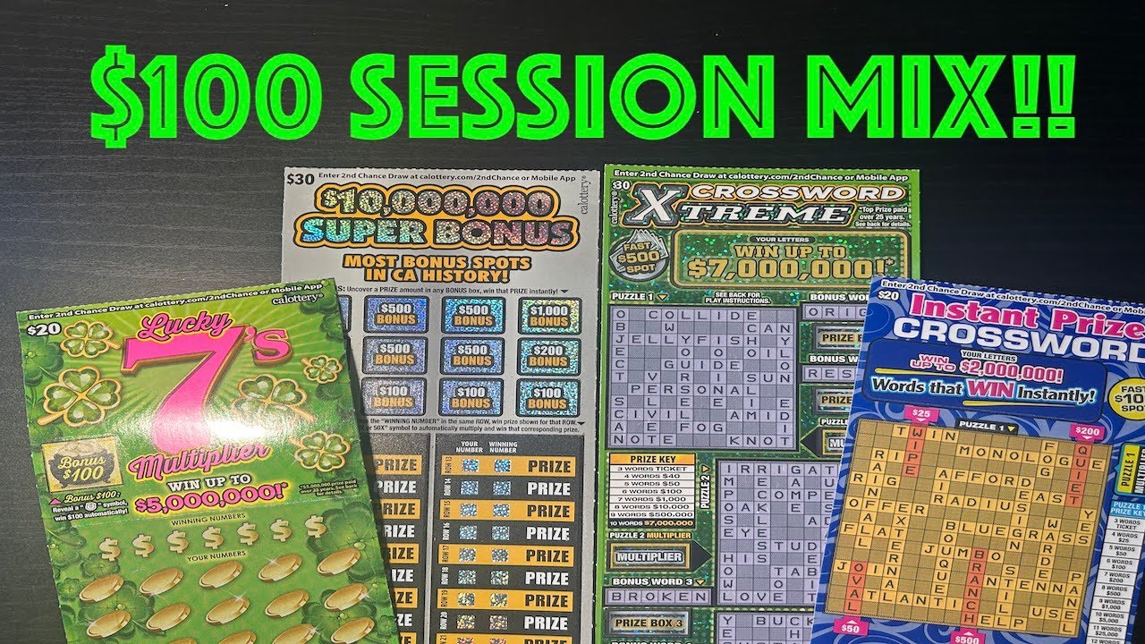 $100 SESSION!! (20S AND 30S MIX!!) | CA SCRATCHERS - YouTube
