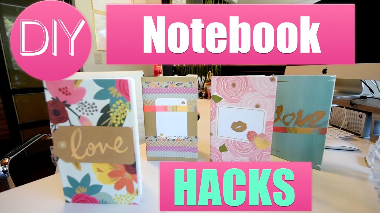 Back To School DIY Notebooks | - YouTube
