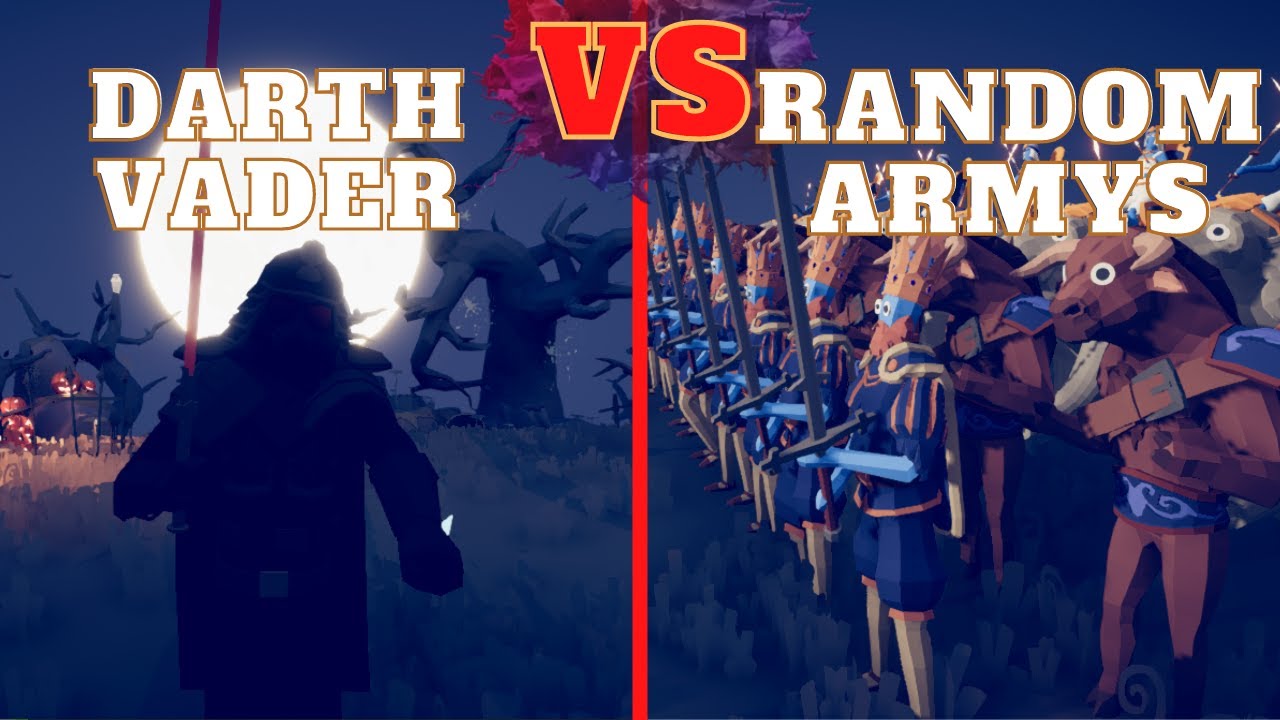 🏹DARTH VADER vs RANDOM ARMYS🗡- Totally Accurate Battle Simulator - YouTube