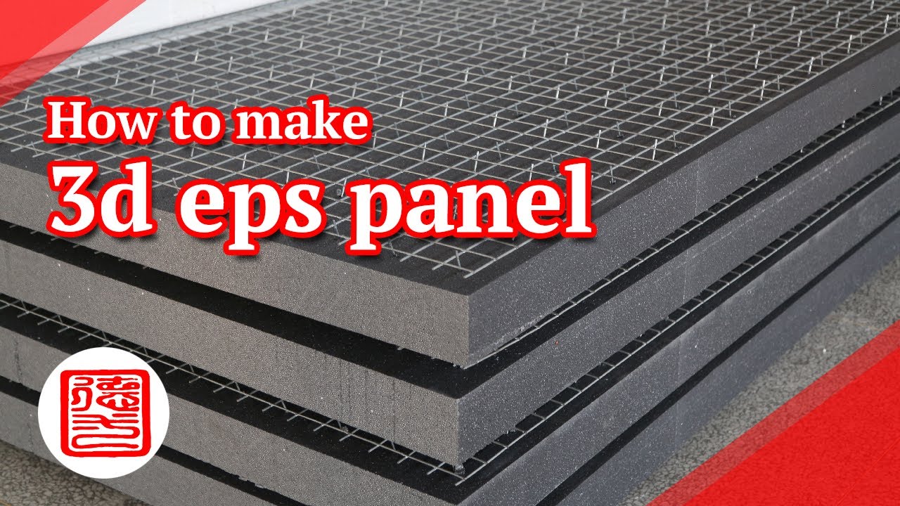 3d eps panel machine manufacturing process｜eps sandwich panel machine # ...