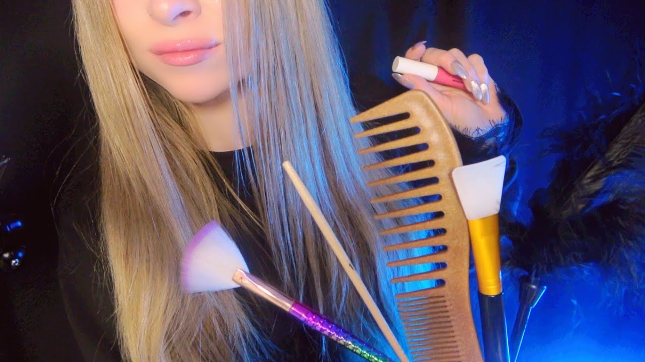 ASMR Face Triggers for Sleep (Layered Sounds, TkTk, Face Touching ...