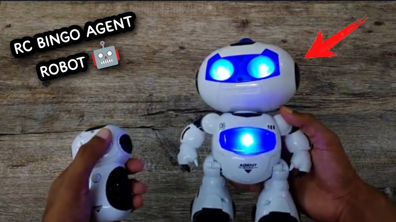 RC Bingo agent robot unboxing.. | remote control robot unboxing ...