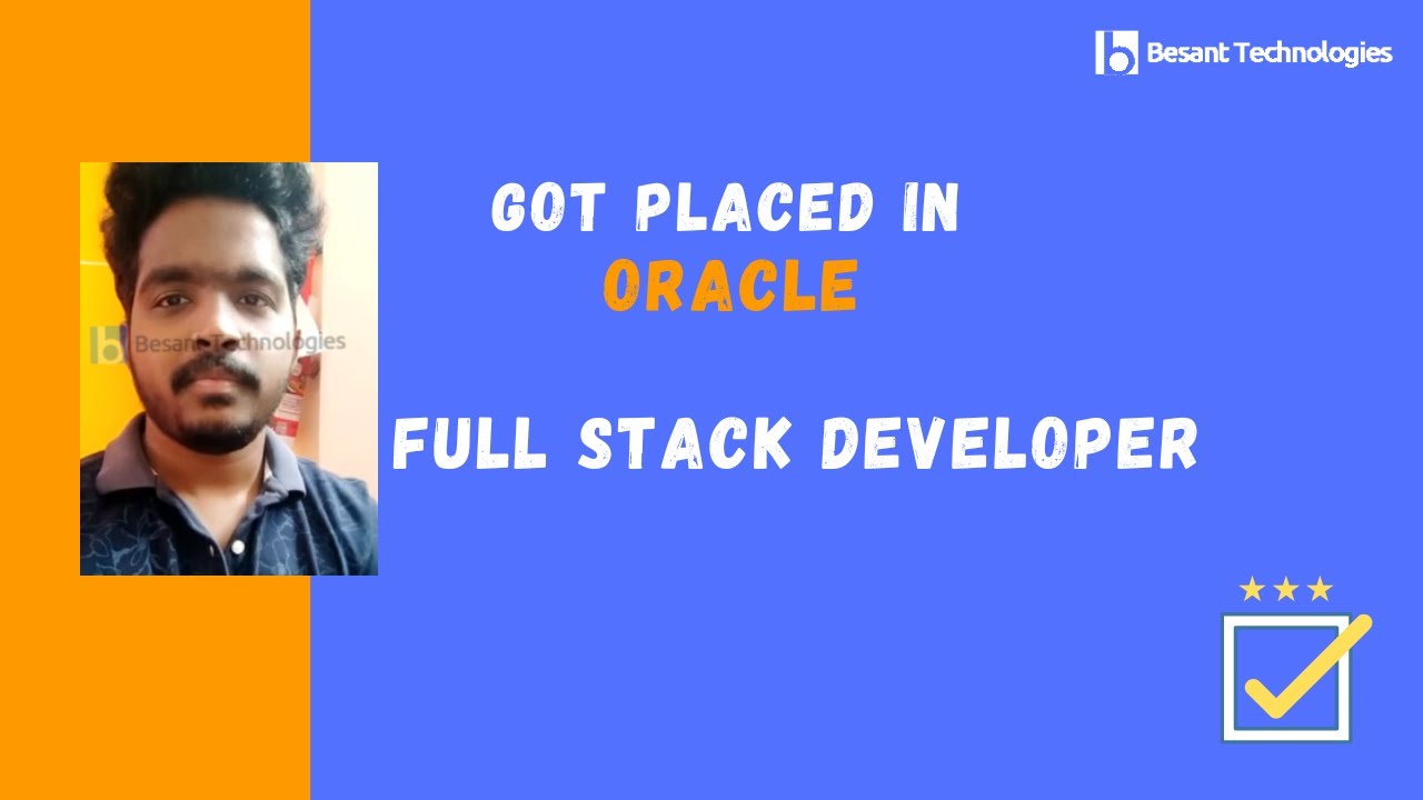 Besant Technologies Marathahalli Review | Arun Got Placed in Oracle ...