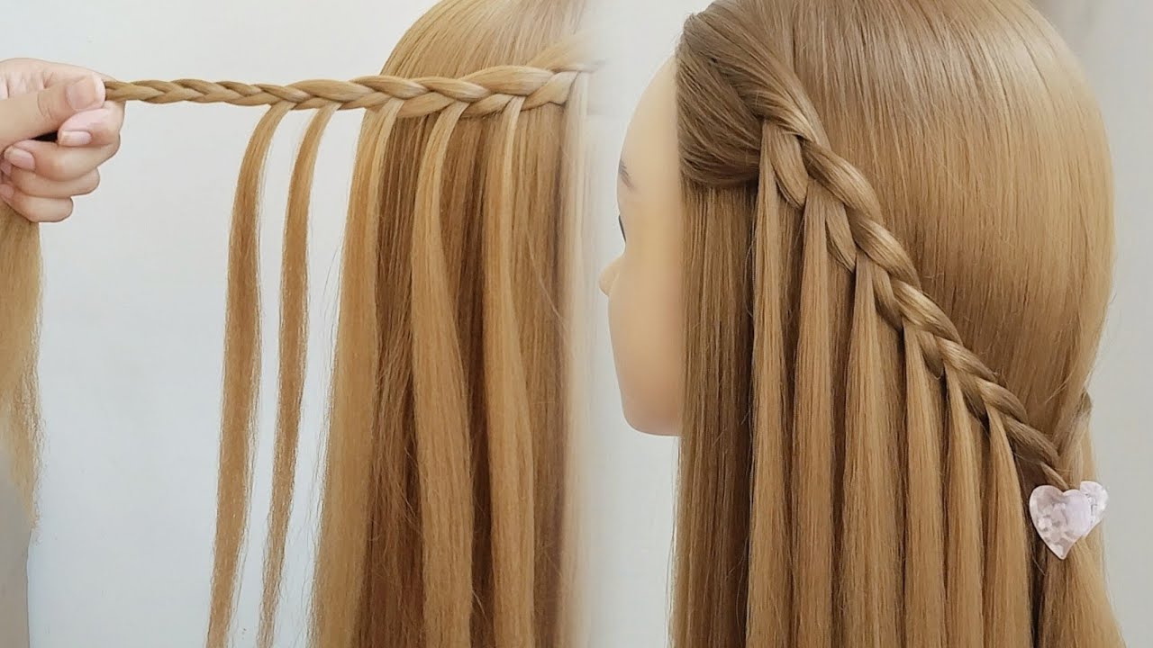 Hairstyle for cute girls| bread hairstyle | hairstyle for Eid ...