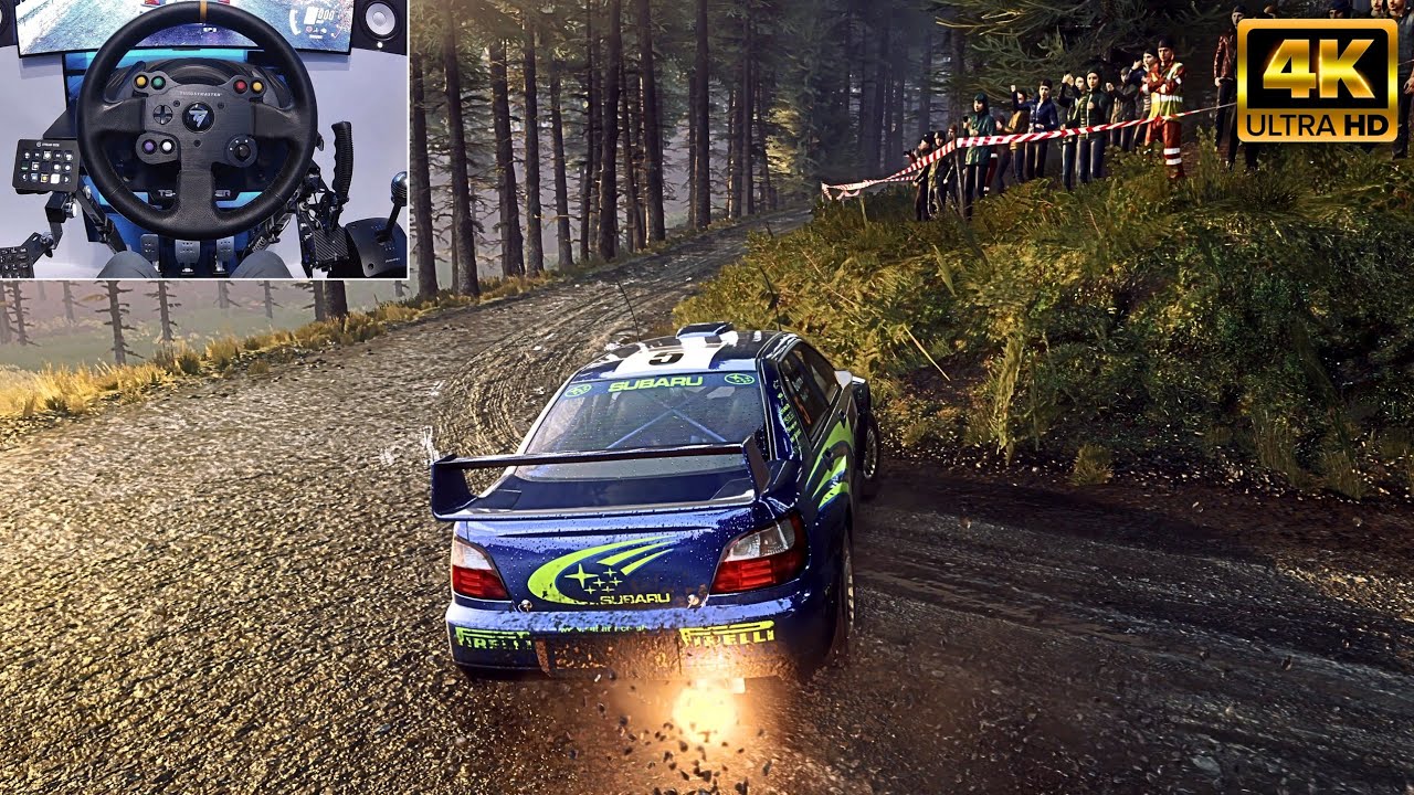 Subaru Impreza WRX Sti - Dirt Rally 2.0 | Steering Wheel Gameplay - YouTube