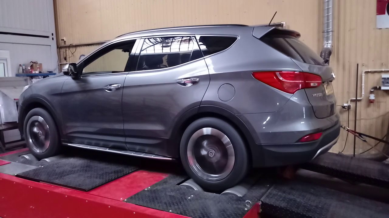 CHIP TUNING HYUNDAI SANTA FE 2.2 CRDI 197 KM MT 2015 STAGE 1 - YouTube