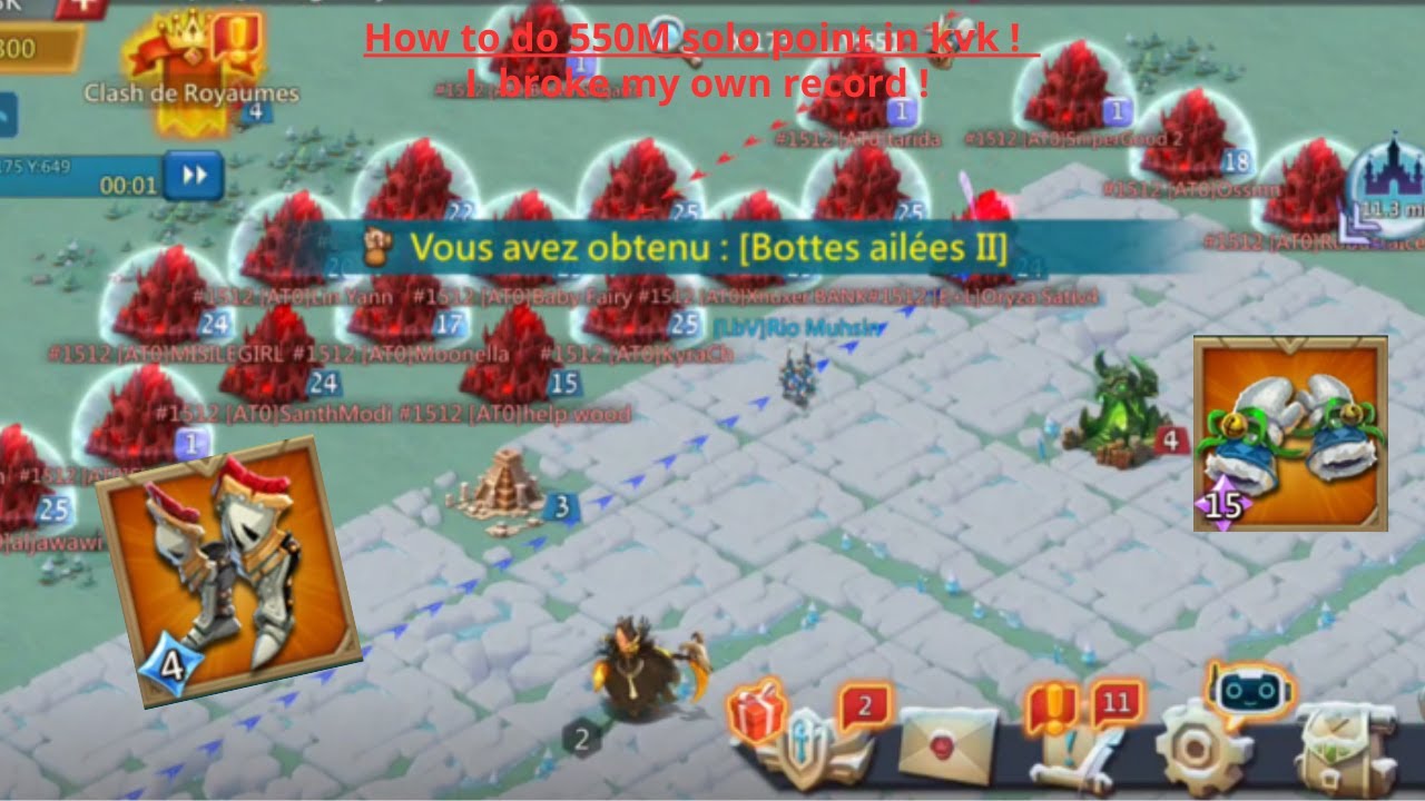 How to do 550m solo point ! | lords mobile | Part 2/2 - YouTube