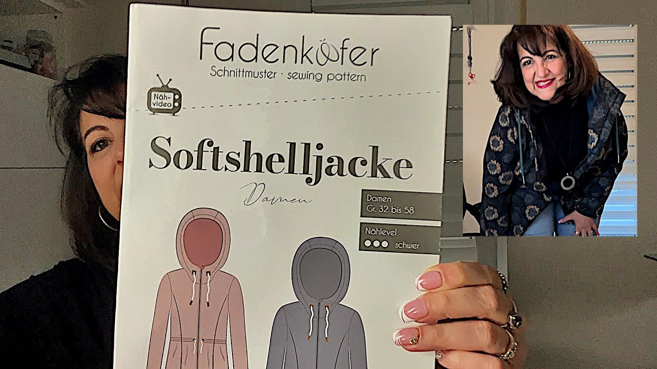 Sewing a Softshell Jacket by Fadenkefer - recent sewing project + quick ...