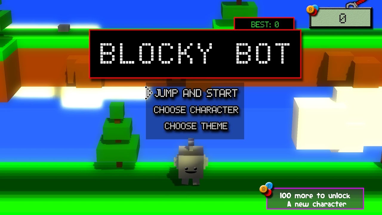 Blocky Bot USA - Nintendo Wii U - YouTube