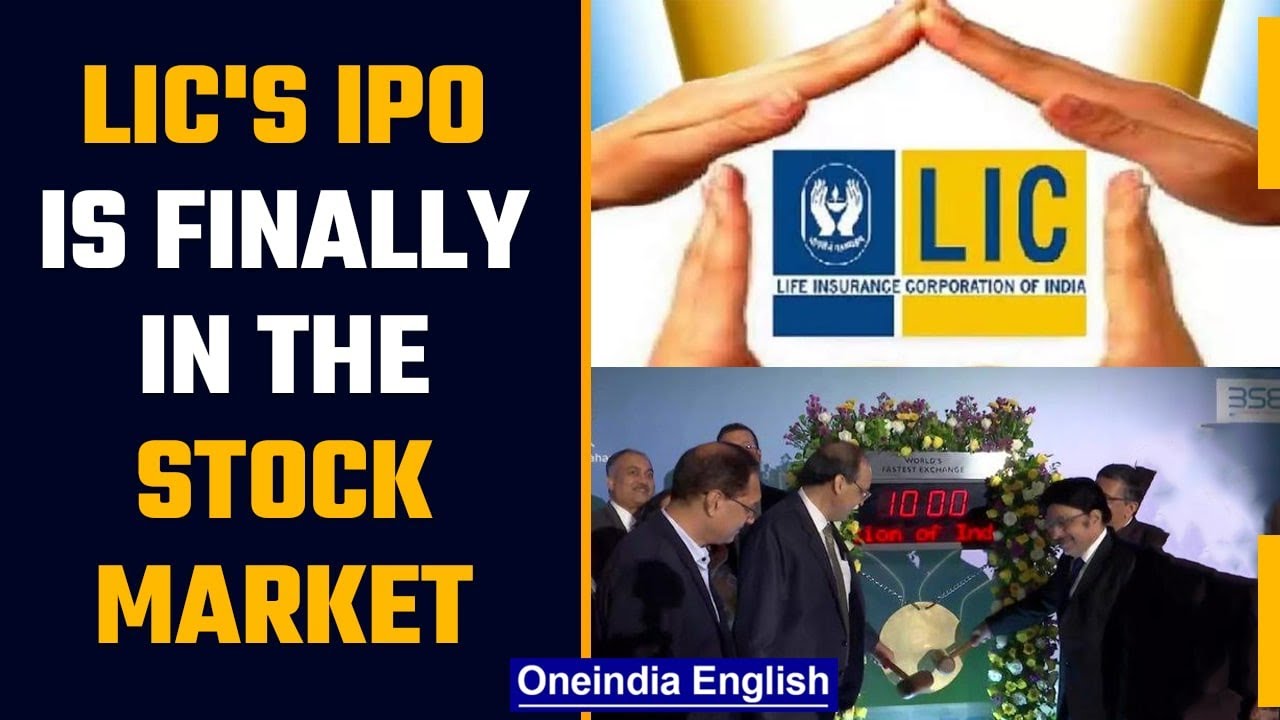 LIC's IPO debuts at the BSE and NSE on May 17th |Oneindia News - YouTube