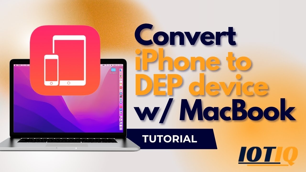 Register iPhone in Apple Business Manager using a MacBook (step by step ...