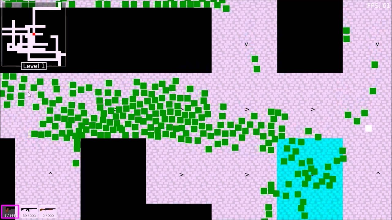 Top-Down Shooter - 500 Enemies Chasing Player - YouTube