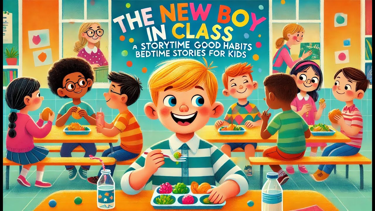 "The New Boy In Class 🌟 | Storytime Good Habits & Friendship for Kids ...