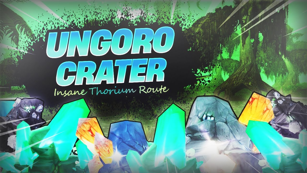 Farming Thorium Ore In Un'Goro Crator - YouTube