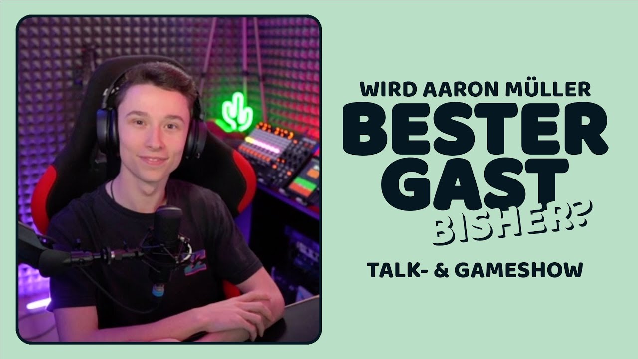 ⭐ Wird Aaron Müller "BESTER GAST BISHER"? ⭐ Talk- & Gameshow - YouTube