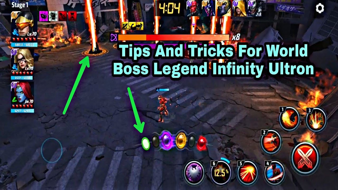 Tips And Tricks For World Boss Legend Infinity Ultron - Marvel Future ...