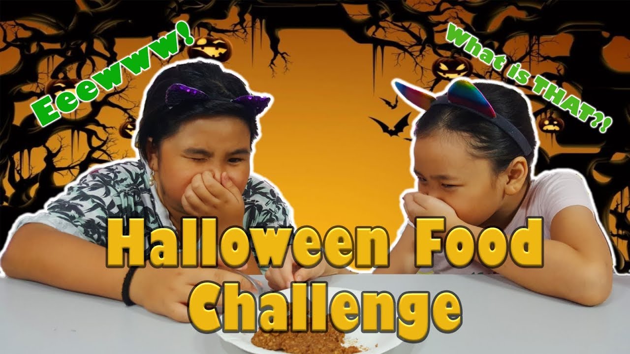 Halloween Food Challenge - We Try Out Creepy Halloween Food! - YouTube