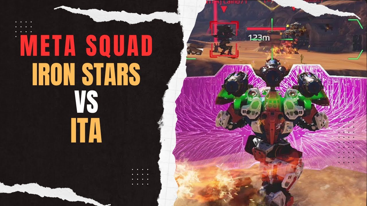 💪 Iron Stars vs ITA Clan Squad Battle : War Robots - YouTube