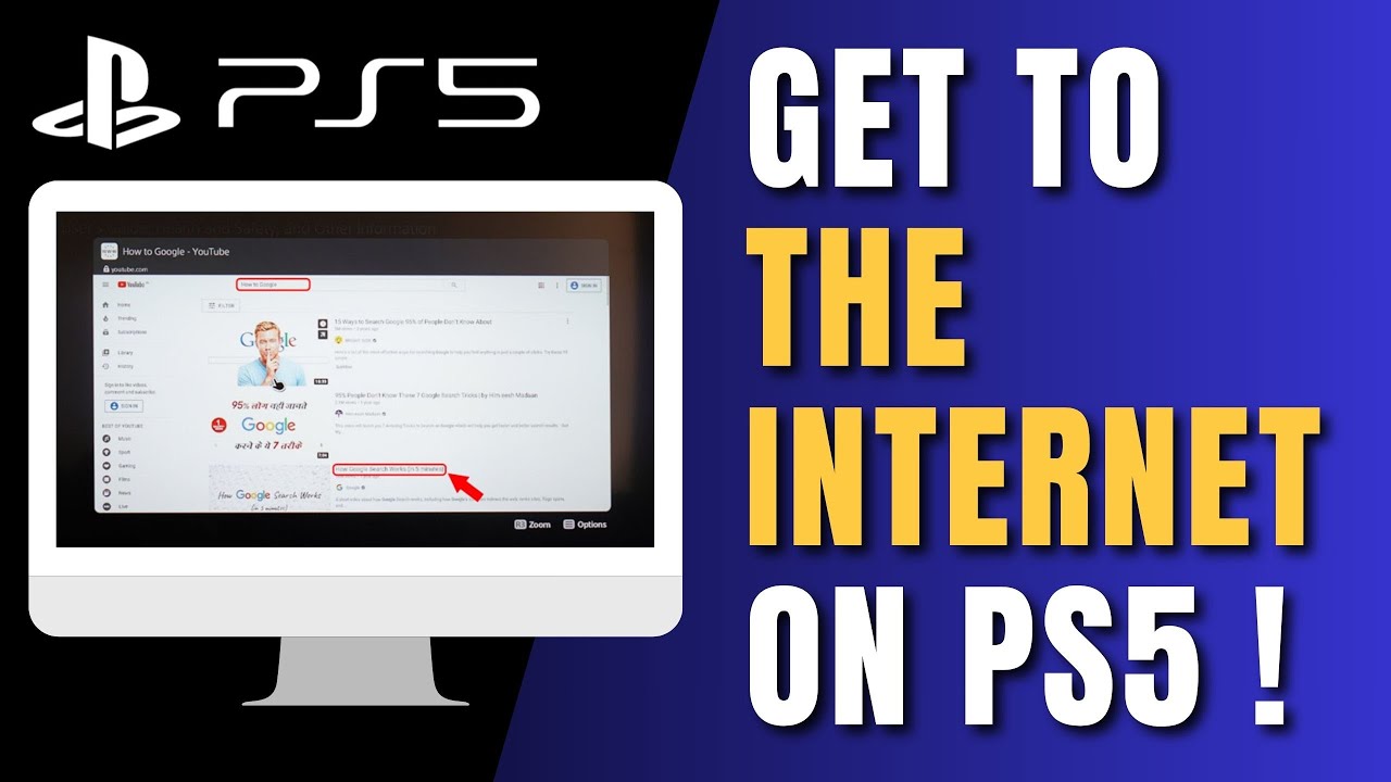 How to Get to the Internet on PS5 - YouTube