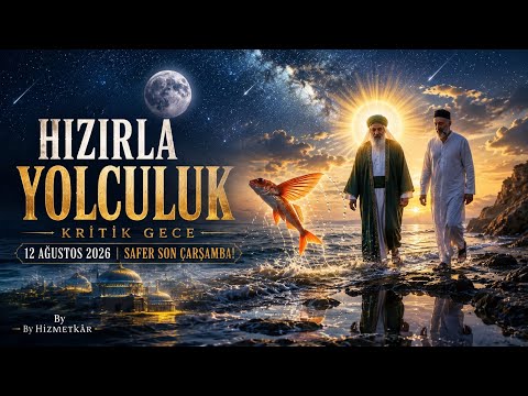 HIZIRLA YOLCULUK | Kritik Gece 12 Ağustos 2026 | Safer Ayı Son Çarşamba! arif akdaş