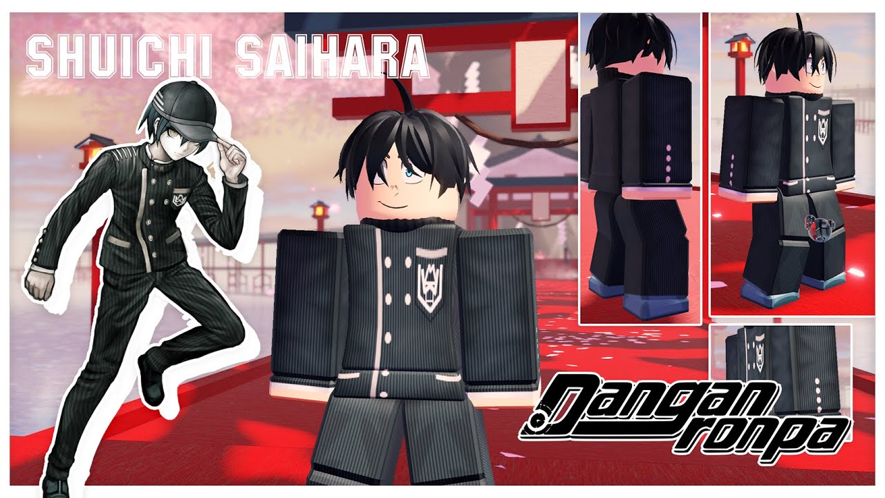 Roblox Shuichi Saihara Cosplay: Danganronpa Cosplay - YouTube
