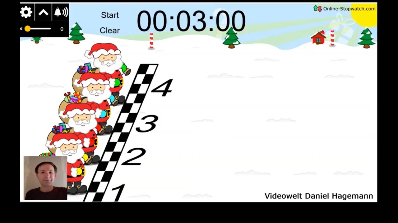 Santa Race Timer 3 Minuten - YouTube