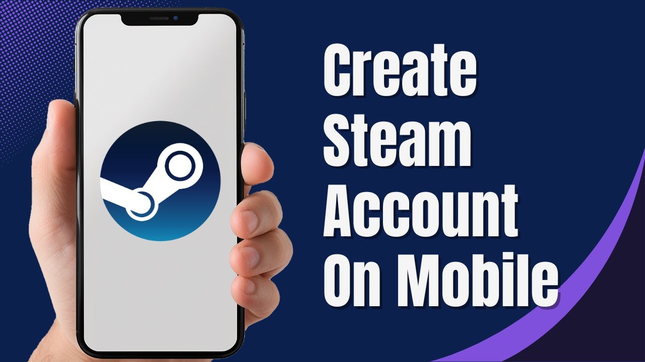 How To Create Steam Account On Mobile (2024) - YouTube