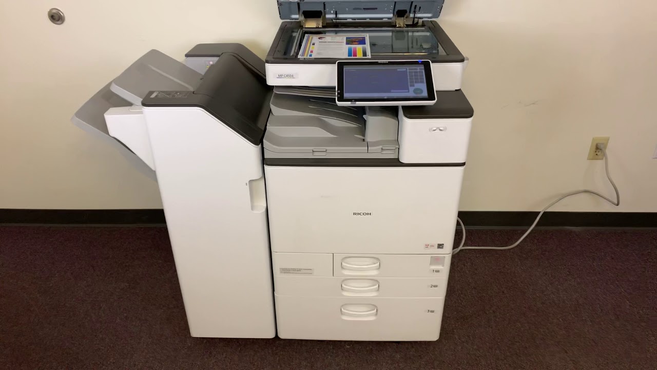 Ricoh MP C4504 - YouTube