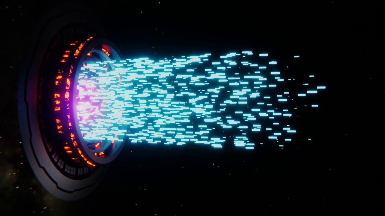 Blender animation spaceship thruster - YouTube