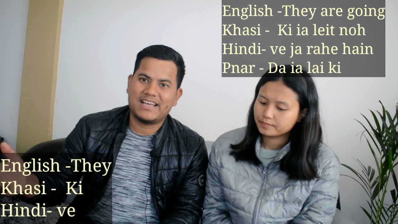 English - Hindi - Khasi- Pnar class day 2 ( Pronoun/adjective/singular ...