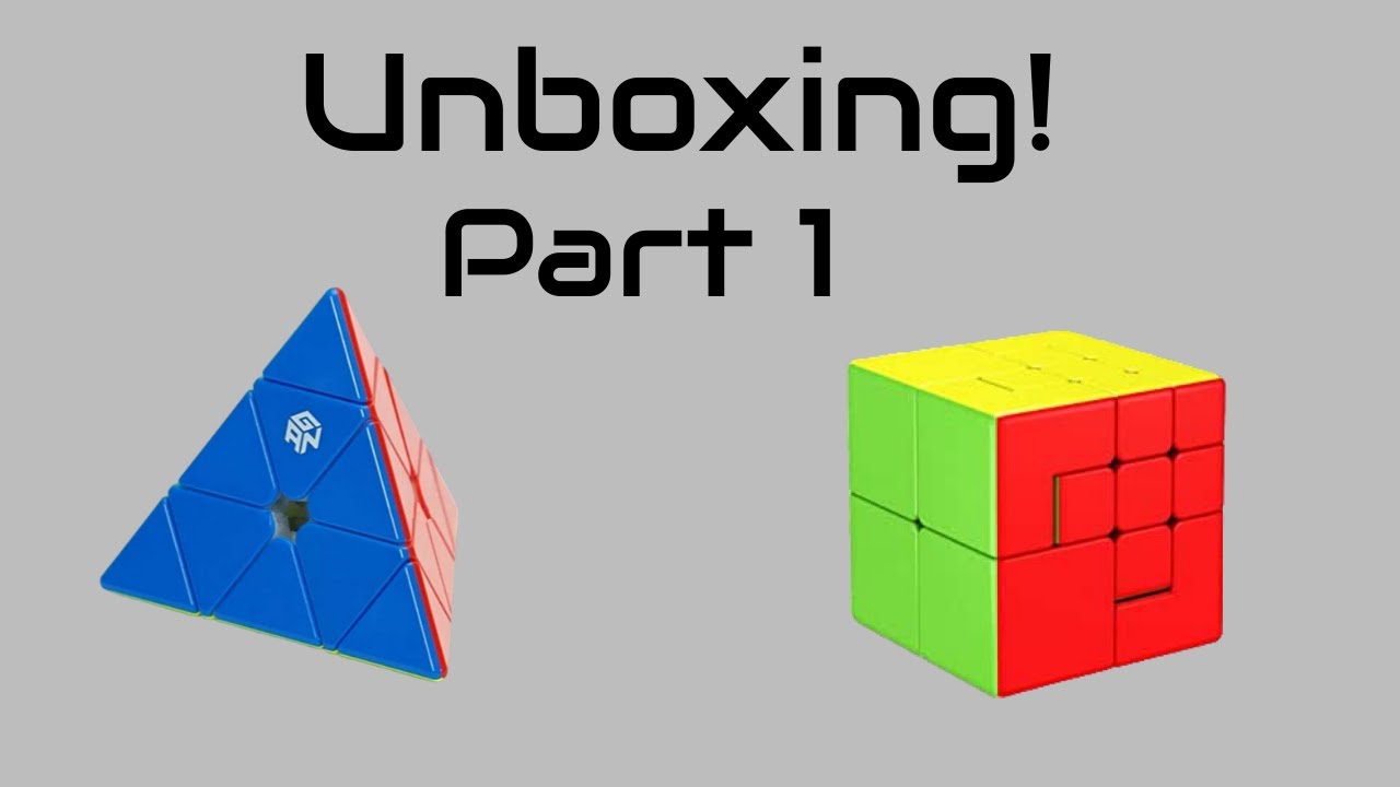 Unboxing GAN Pyraminx M and Puppet V2 Cube - YouTube
