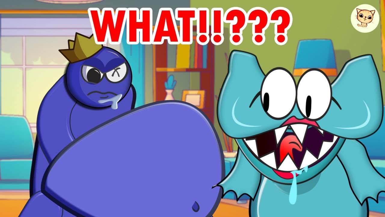 Cyan Wanted A Friend// Rainbow Friends - Chap.2 Odd World - AU ...