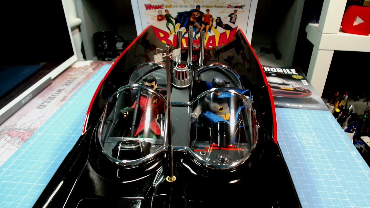 Build the 66 Batmobile stages 114 to 120 from Fanhome - YouTube