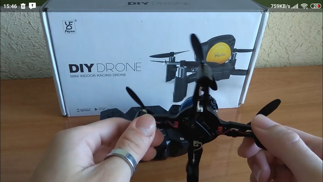 Đánh giá mini drone racing 450k siêu bền - YouTube