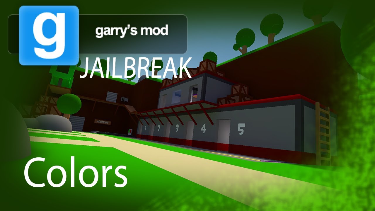 #13 Jailbreak Map Colors Gameplay (Gmod Jailbreak) - YouTube