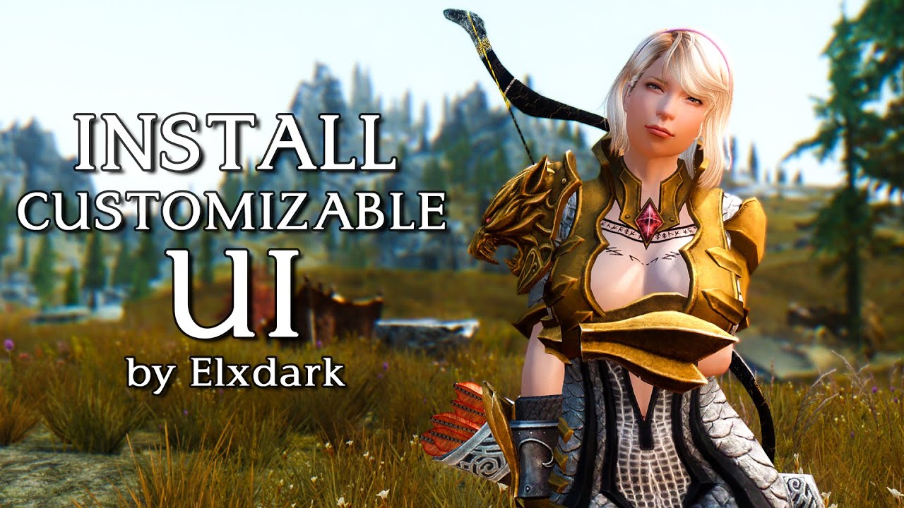 Cara Memasang Customizable UI untuk Skyrim - YouTube