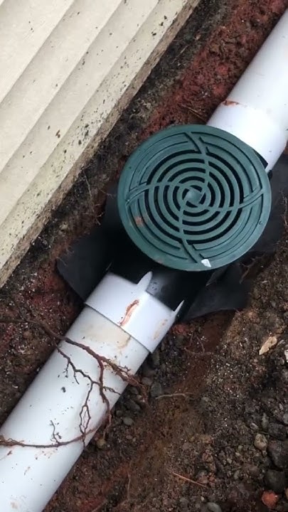 DIY Yard Drainage- How To Prevent Water From Flooding Your Yard - YouTube
