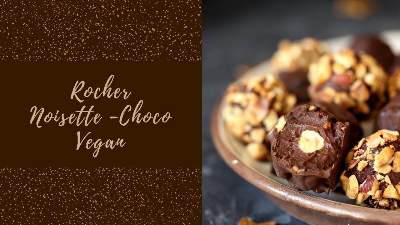 Rochers à la noisette Vegan pour noël - YouTube