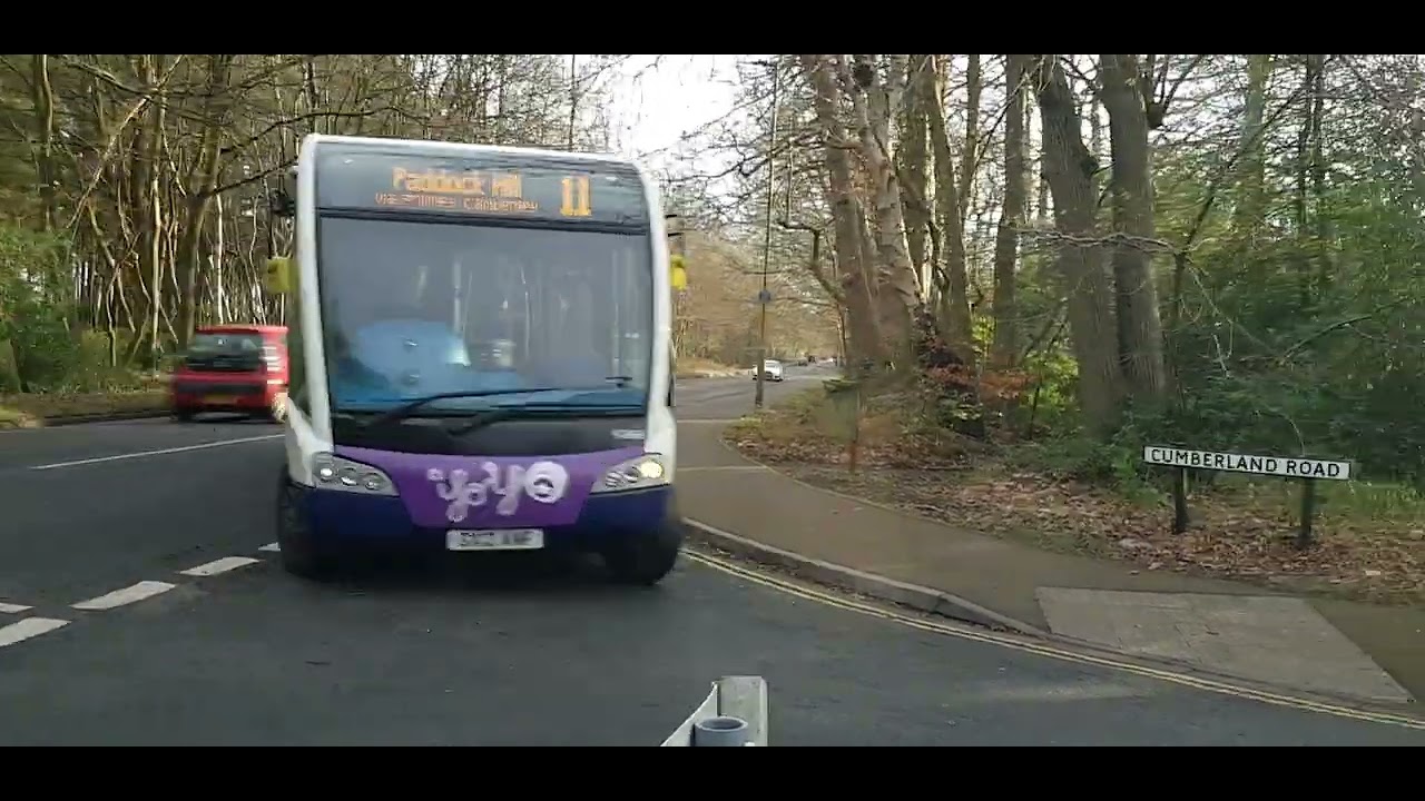 Here is the stagecoach bus 47866 on the number 11 in Heatherside ...