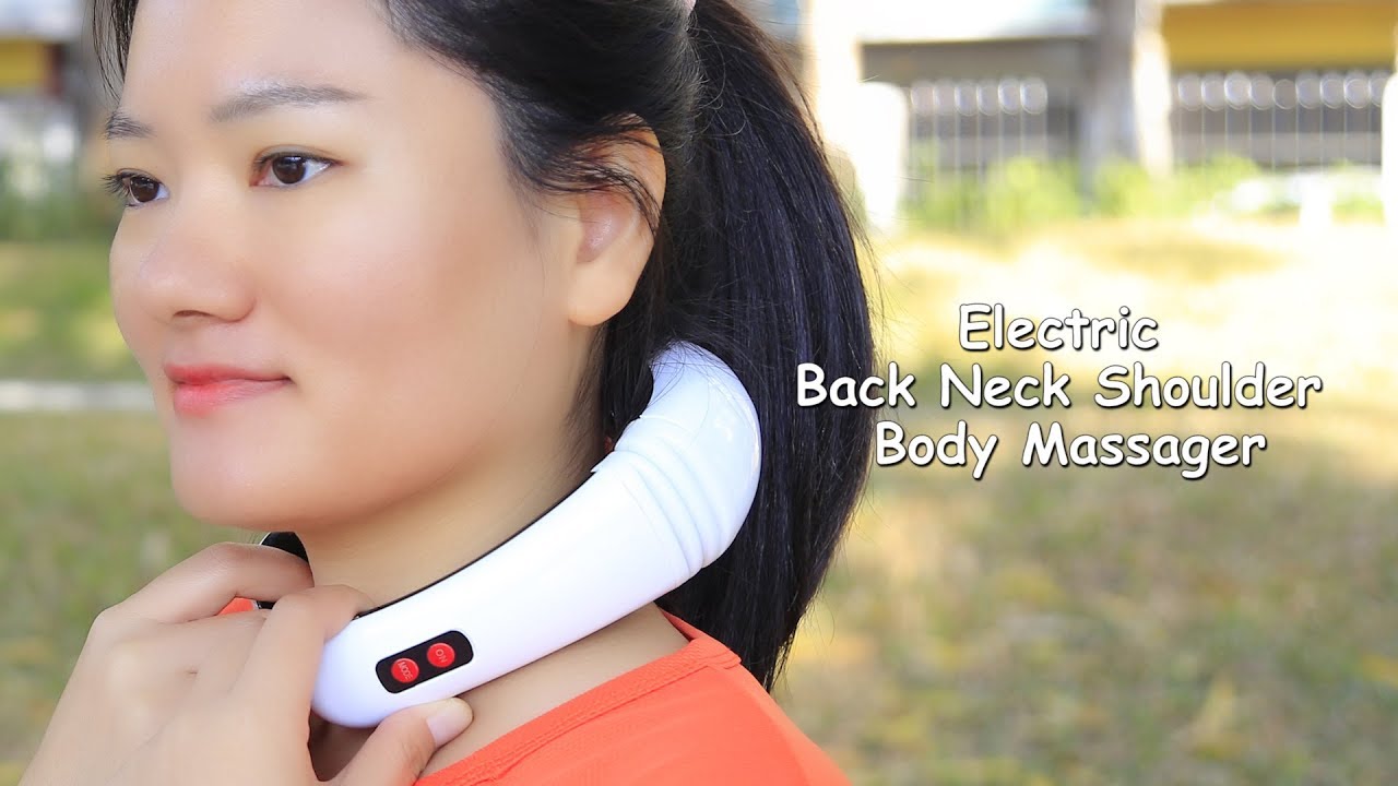 USB Charging 1300 mAh Electric Back Neck Shoulder Electrical Pulse ...