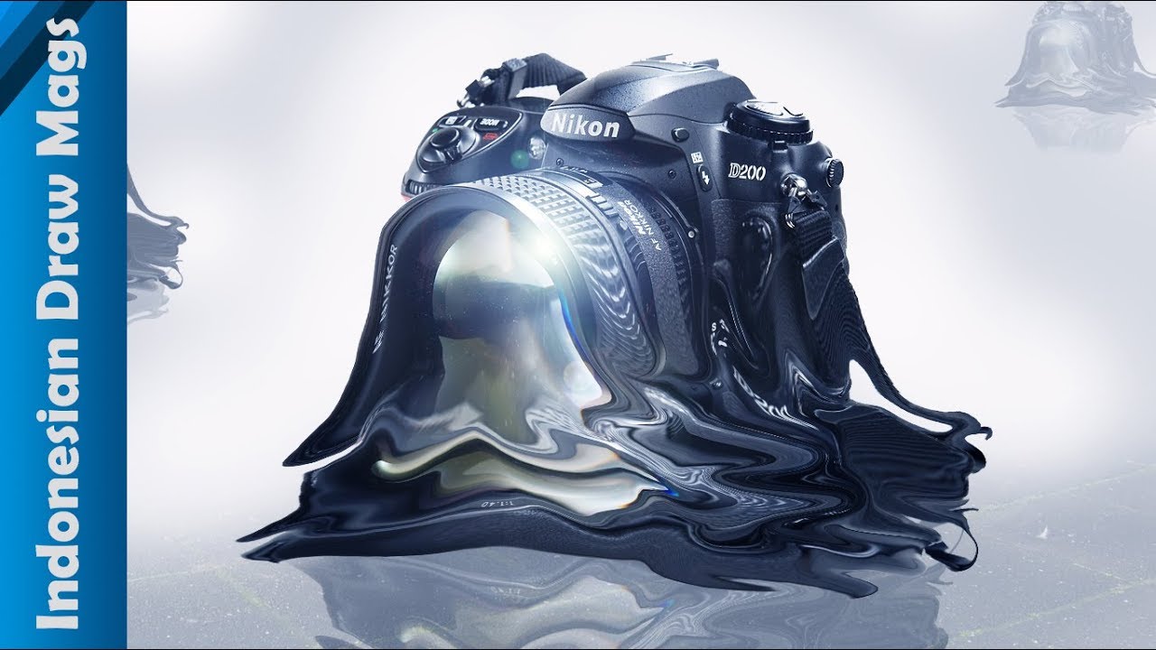 Photoshop Manipulation Tutorial - Melting Camera | IDM - YouTube