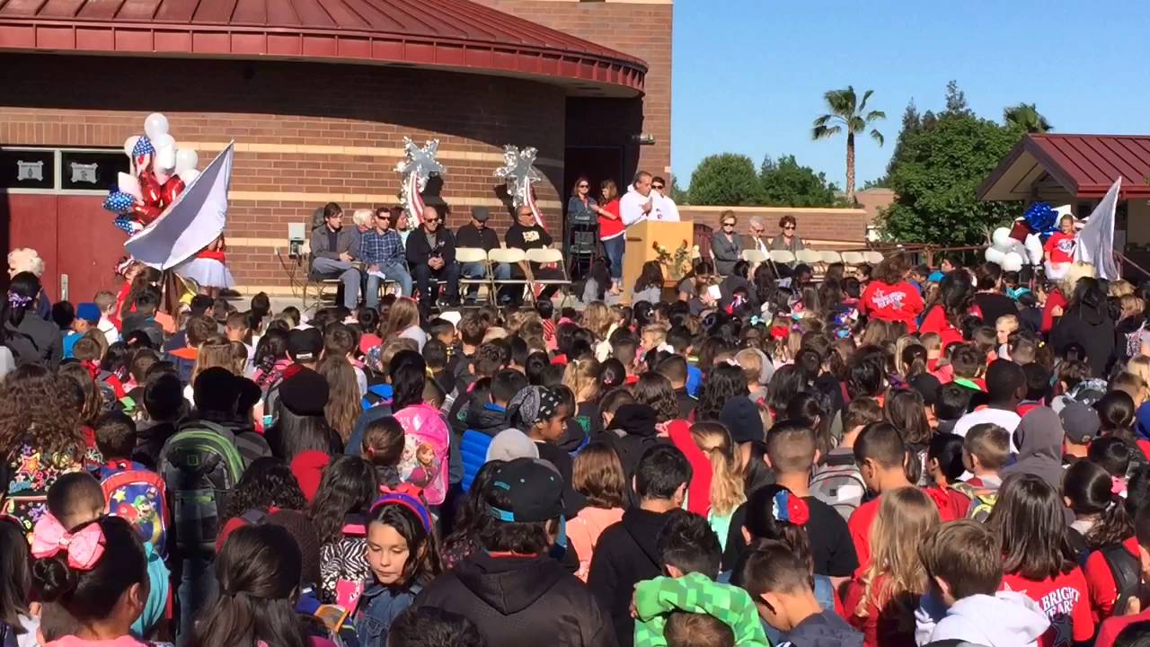 Medeiros Elementary celebrates turning 10 - YouTube