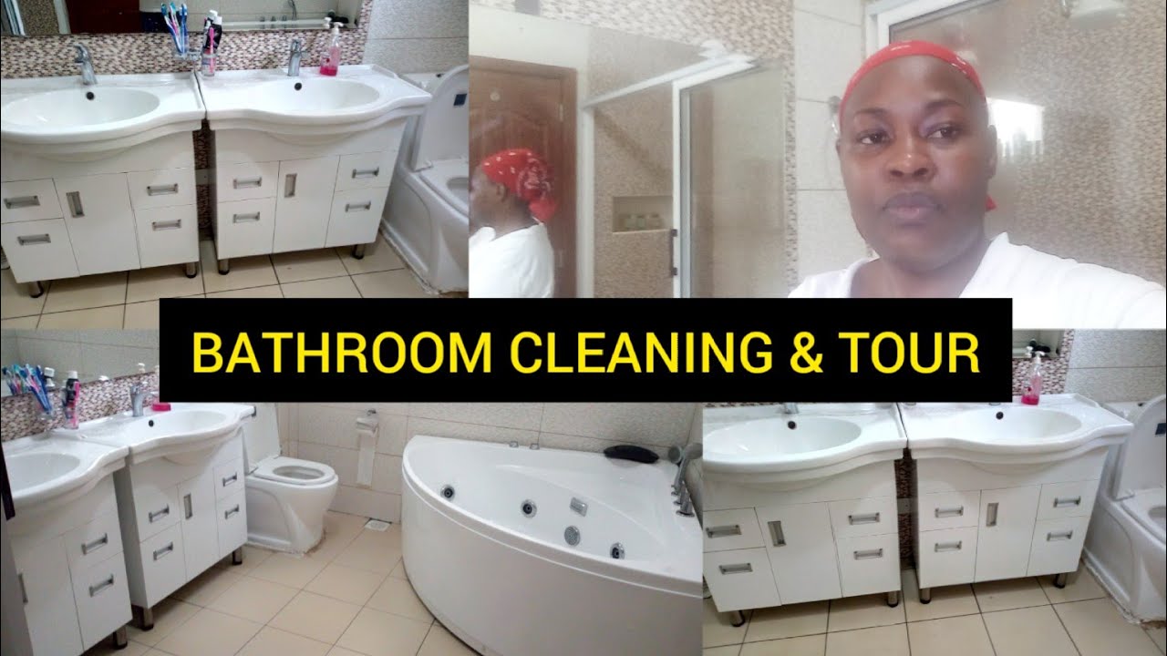 BATHROOM THOROUGH CLEANING AND MASTER BATHROOM TOUR|CLEAN WITH ME # ...