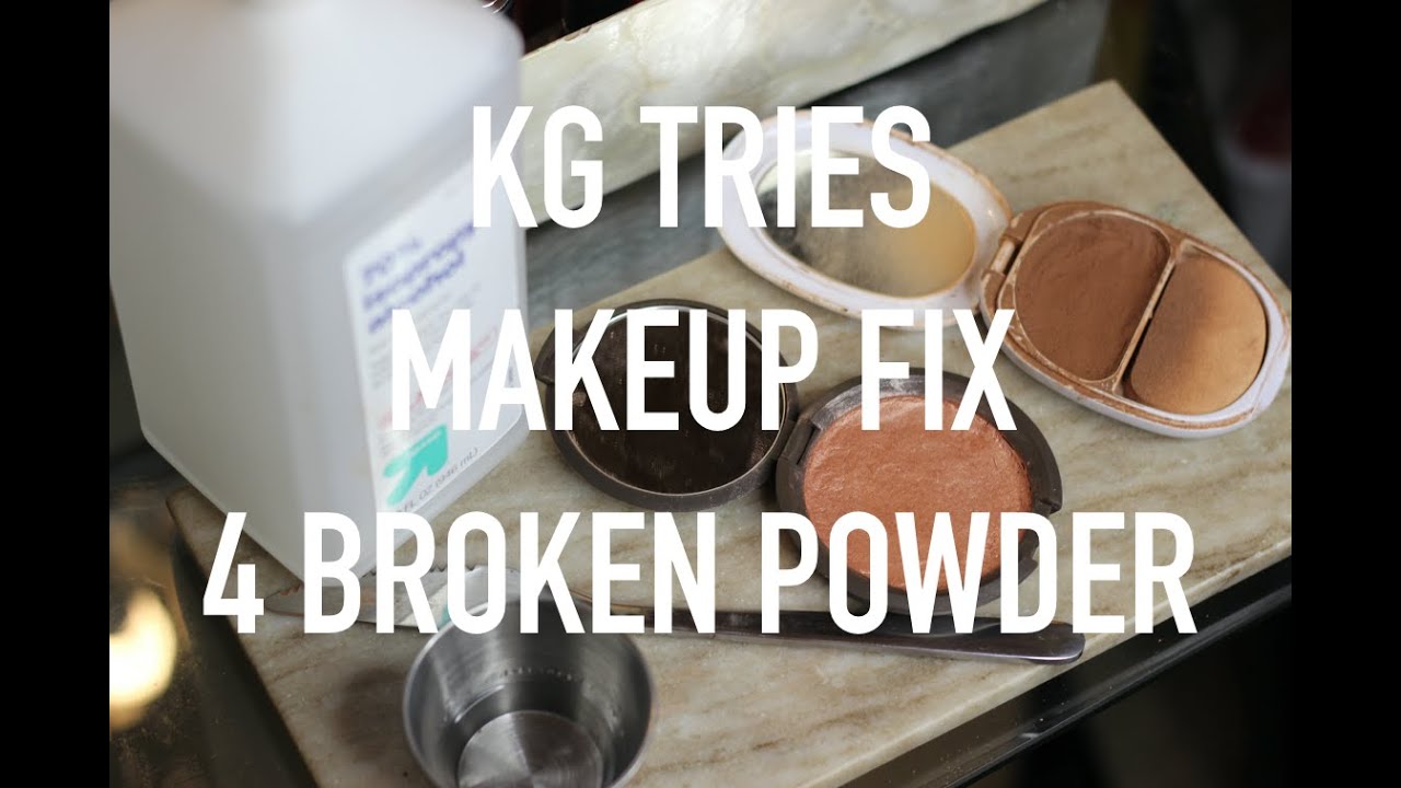 How To: Fix Broken Powder Makeup | beauty - YouTube