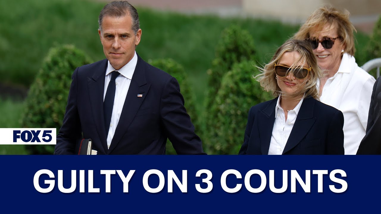Hunter Biden found guilty on 3 counts in gun trial: LIVE FROM ...