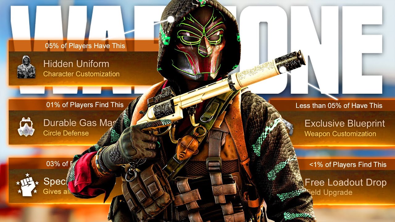 These Are The 10 RAREST ITEMS of WARZONE Season 4... (COD Warzone ...