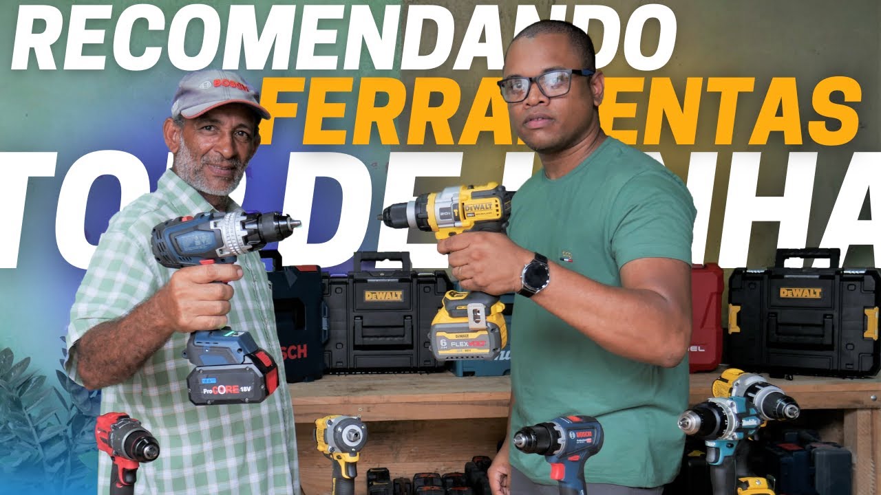 Recomendações de ferrametas TOP de linha. Zézinho pedreiro - YouTube