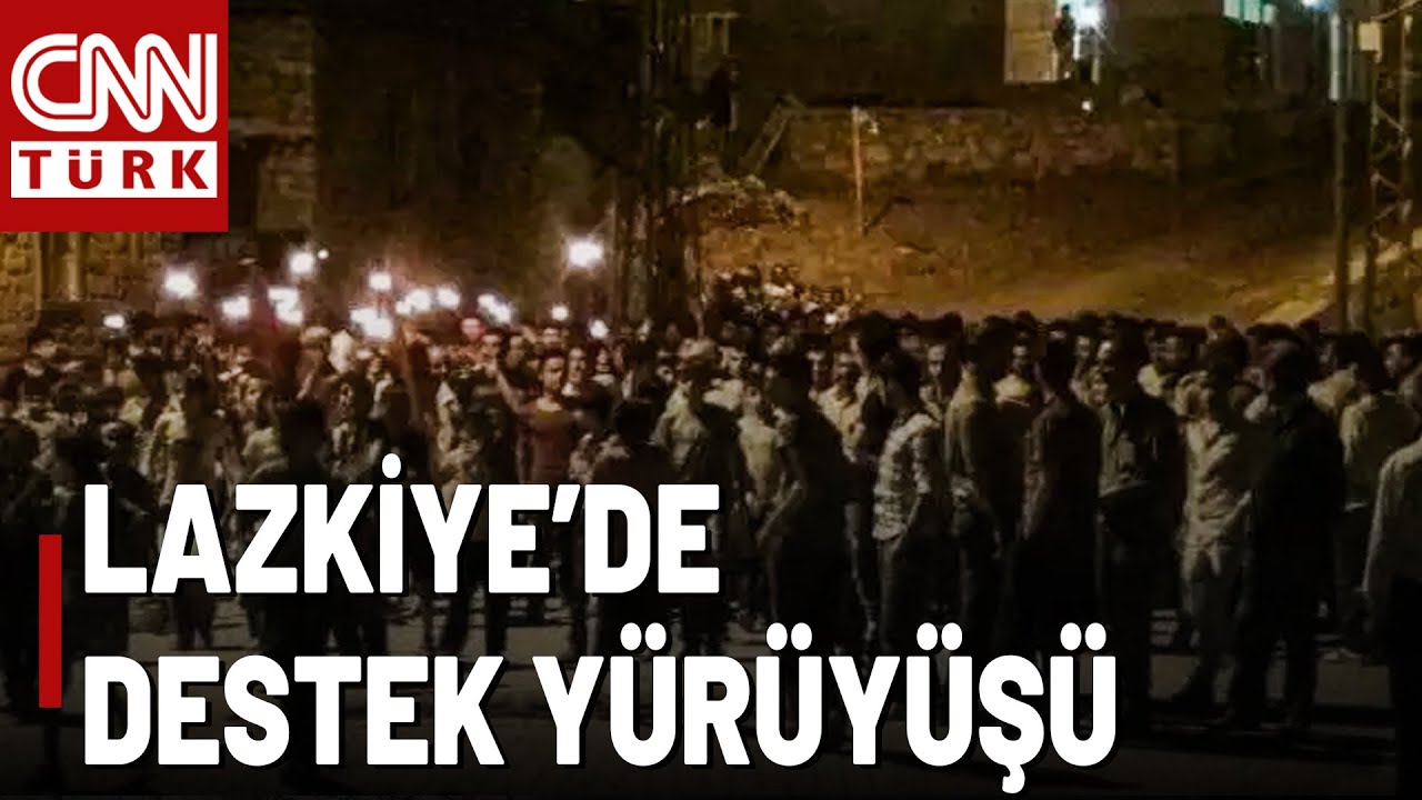 SON DAKİKA 🚨 Lazkiye'de Hükümete Destek Yürüyüşü! - YouTube