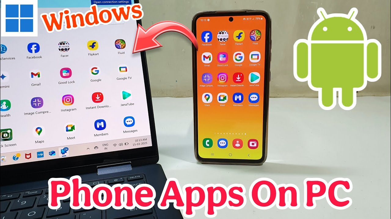 Run Mobile Phone Apps On PC | Windows me Mobile Phone ki Apps Kaise ...